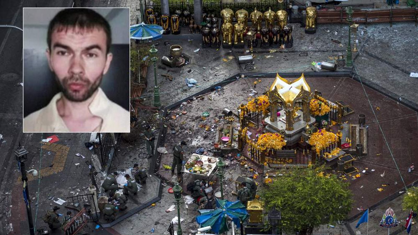Man Held In Hunt For Bangkok Bomb Suspects | World News | Sky News