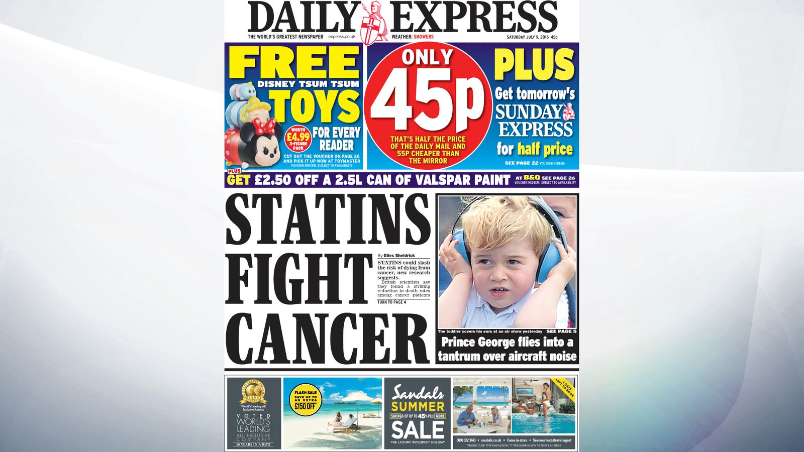 Saturday's National Newspaper Front Pages | UK News | Sky News