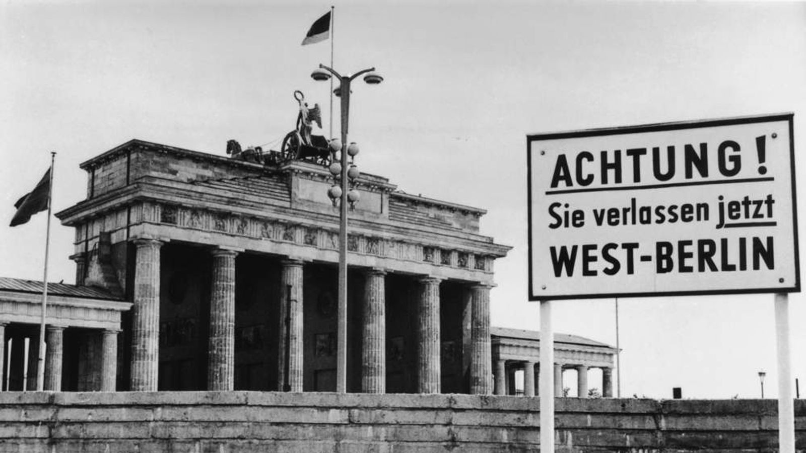 How The Berlin Wall Came To Be Built | World News | Sky News