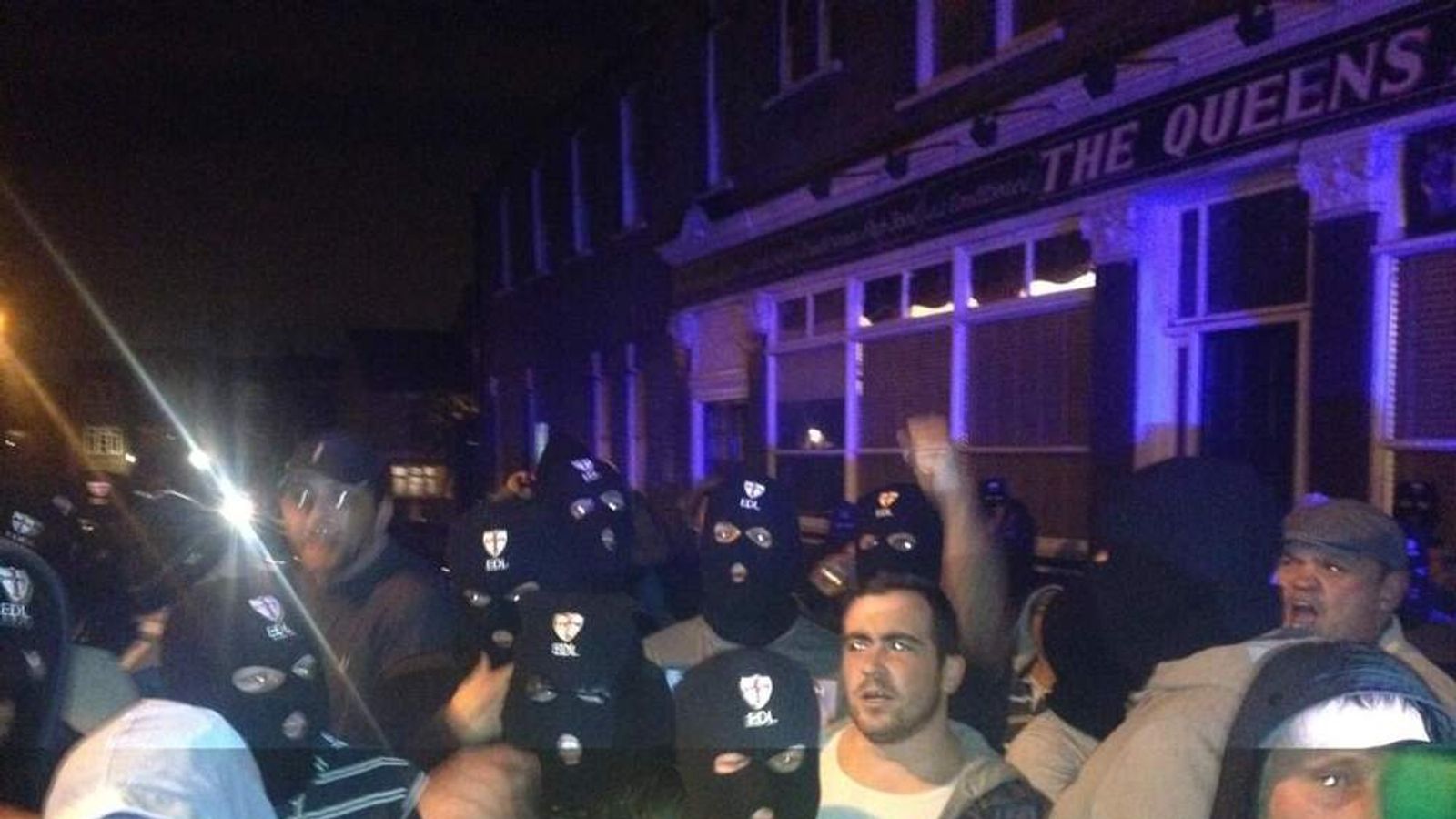 Woolwich: Riot Police Contain EDL Supporters | UK News | Sky News