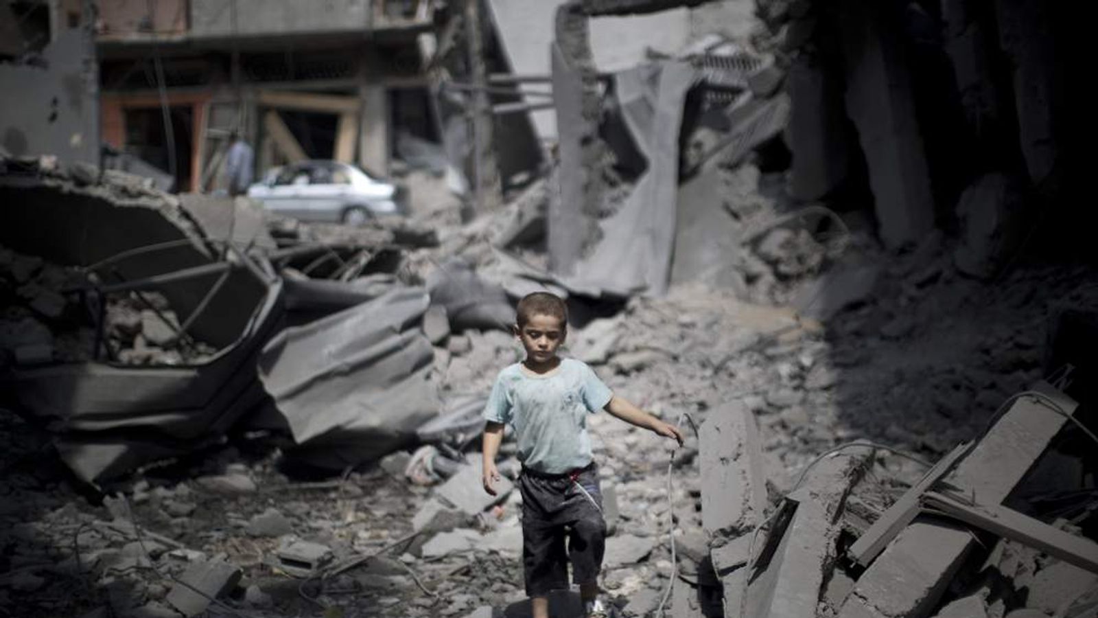 Israeli Shells Pound Gaza As Fighting Resumes | World News | Sky News