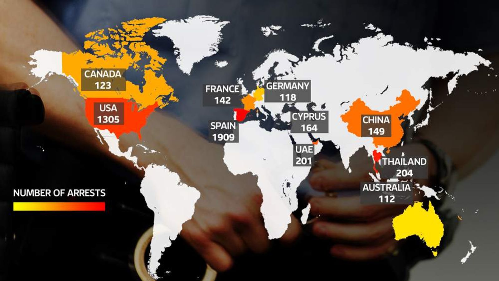 Increase In Britons Arrested Overseas | UK News | Sky News