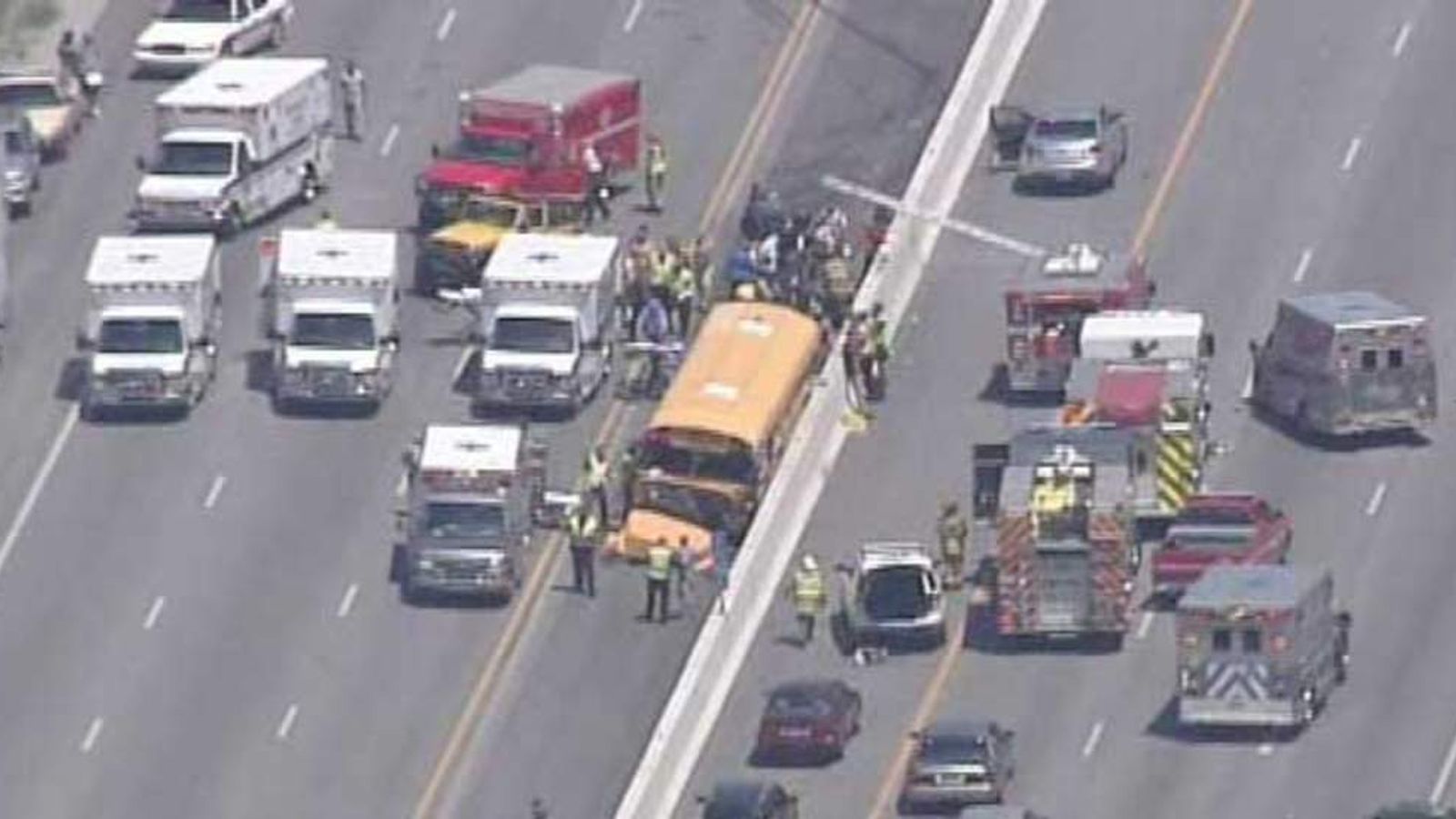 School Bus Crash: Dozens Injured In Kentucky | US News | Sky News