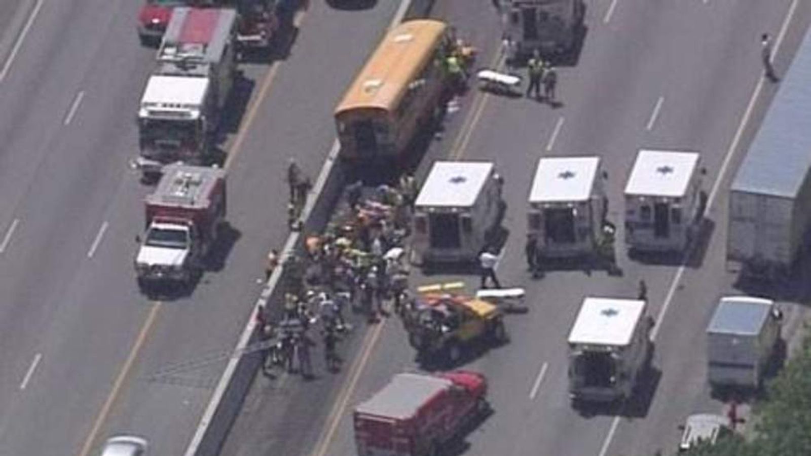 School Bus Crash: Dozens Injured In Kentucky | US News | Sky News