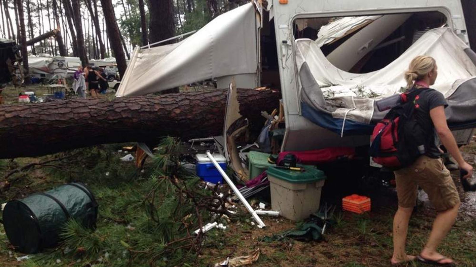 Virginia Campsite Storm Kills Couple In Tent | US News | Sky News