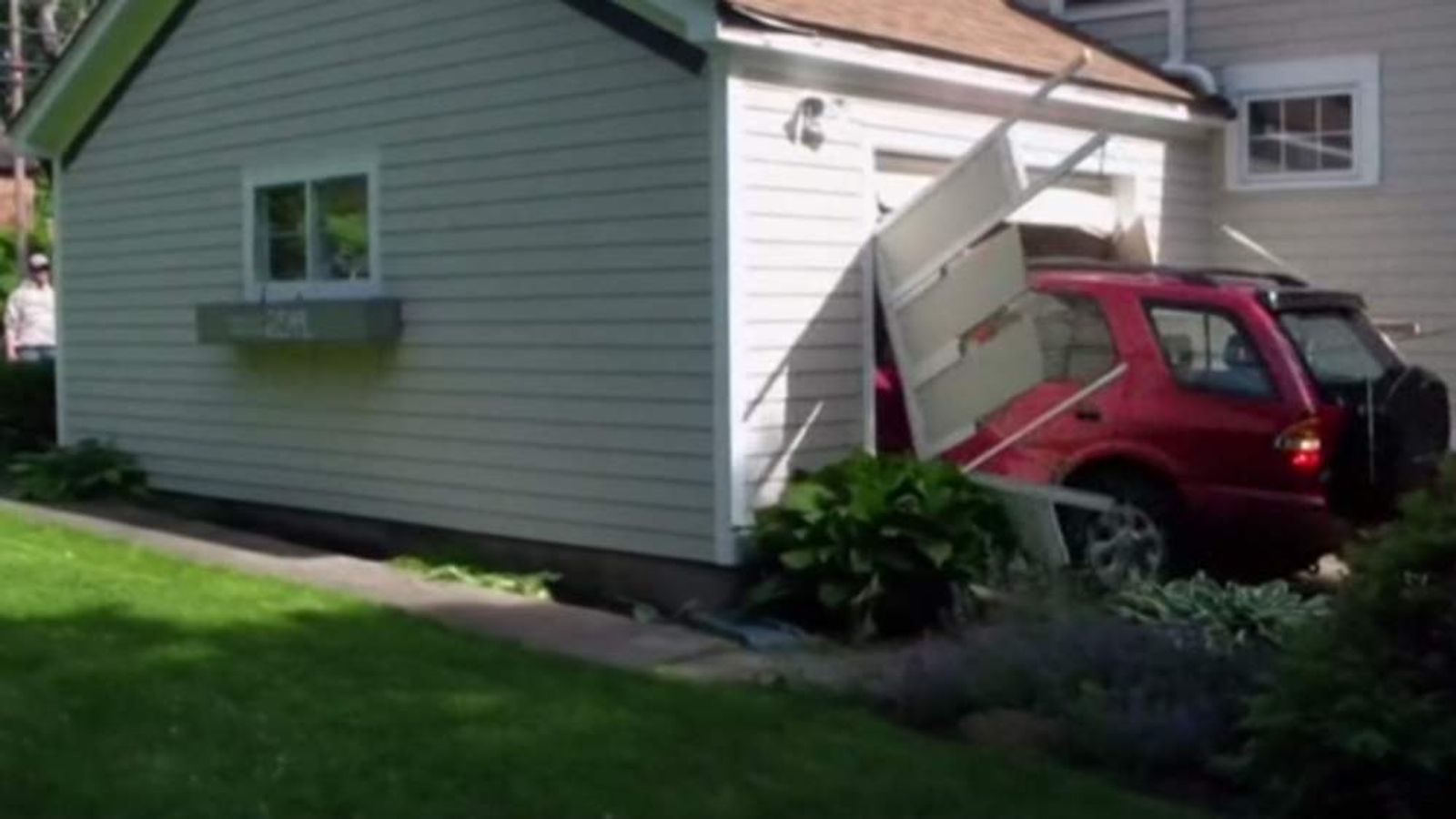 Man, 91, Granted Lifelong Garage Crash Wish | US News | Sky News