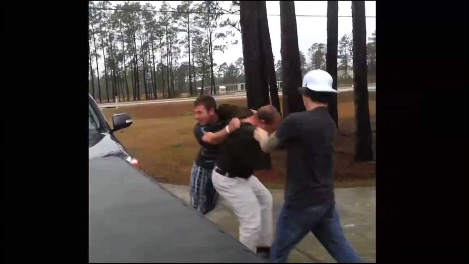 Road Rage Video Shows Fight Ending In Gunfire | US News | Sky News