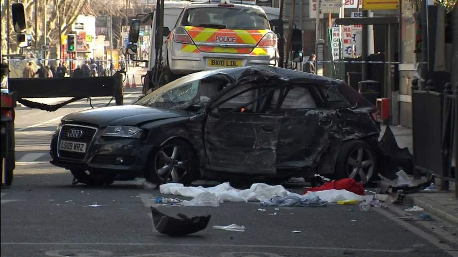 London Police Chase Crash: Dead Men Named | UK News | Sky News