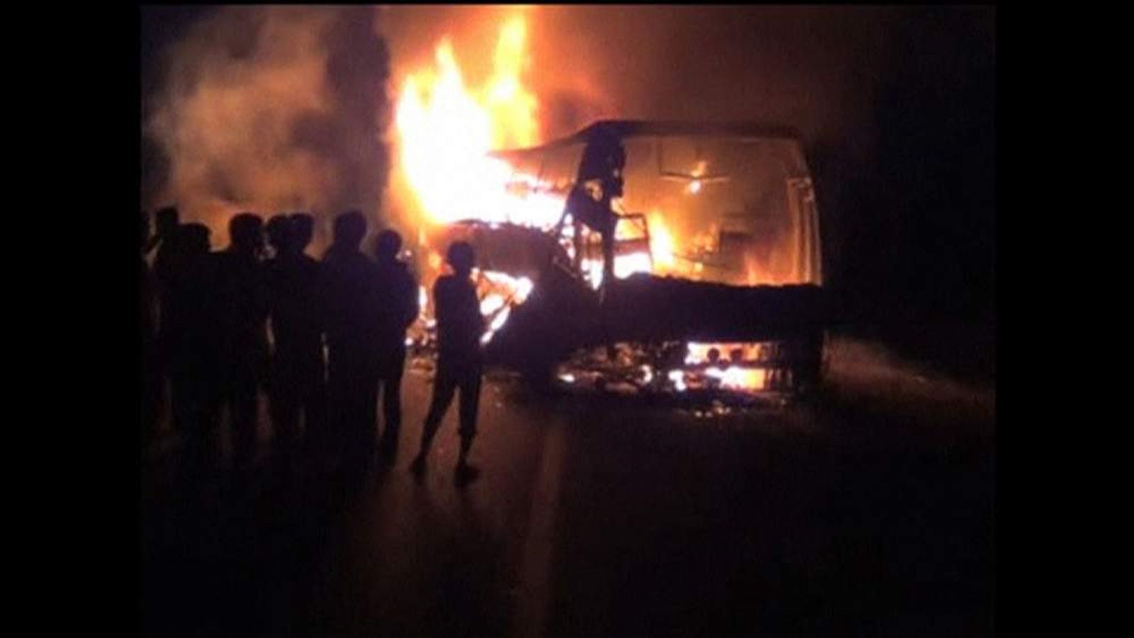 India: Bus Crash Kills At Least 40 People | World News | Sky News