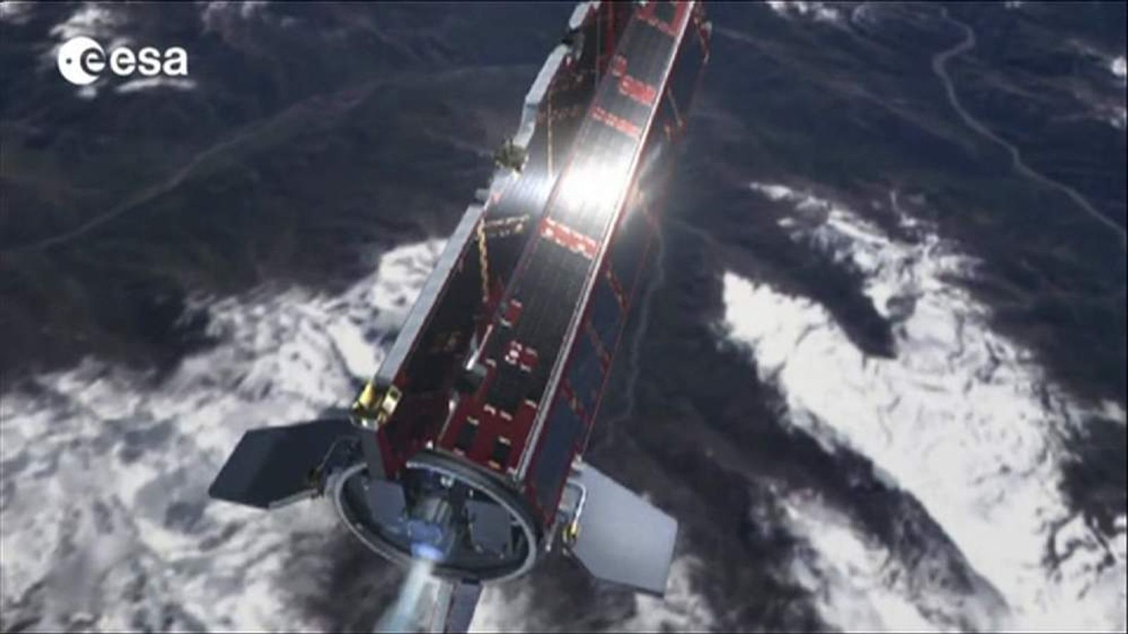 Satellite Set To Crash Down On Earth | World News | Sky News