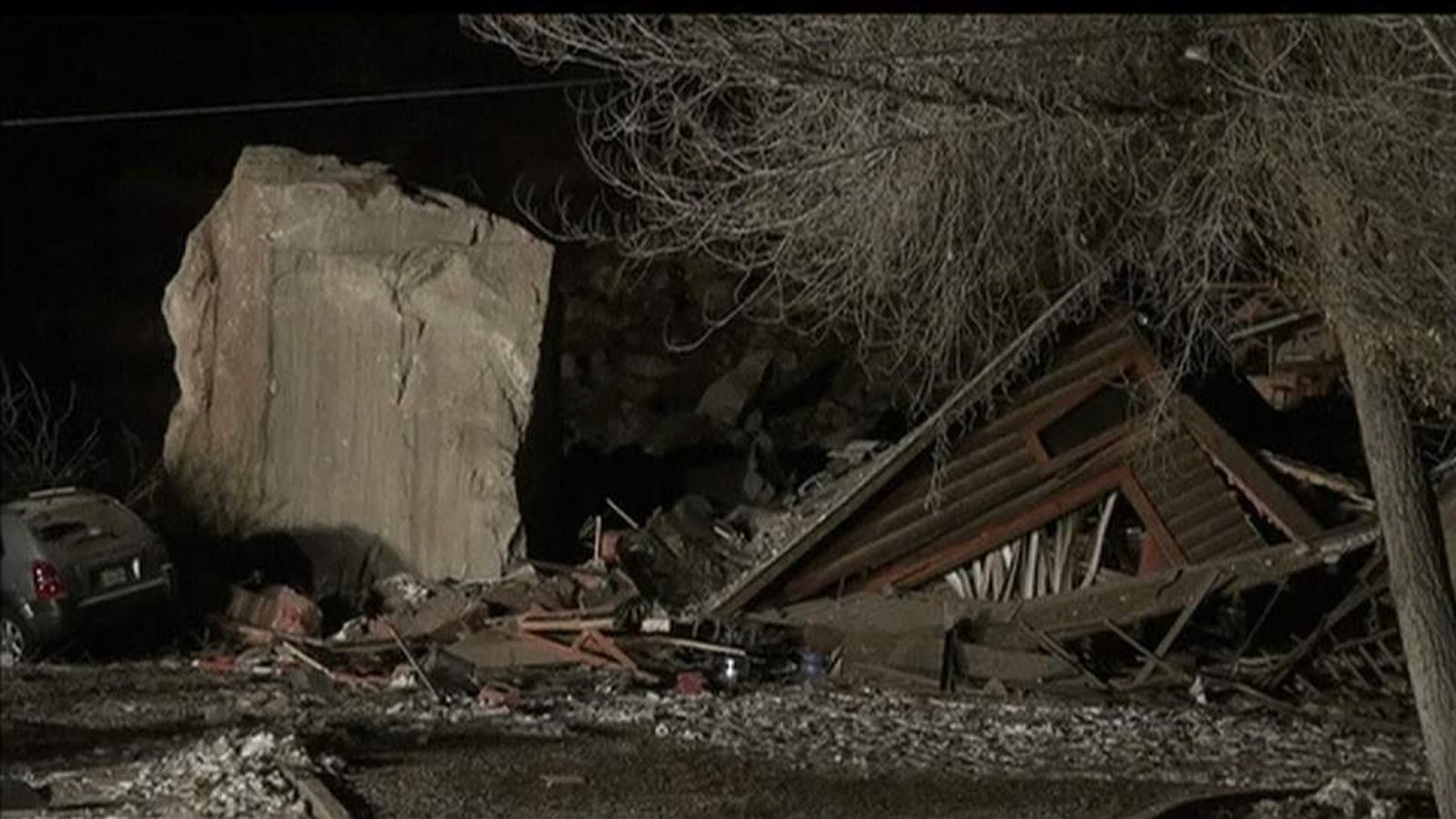 Utah Rock Fall: Two Killed As Home Destroyed | US News | Sky News