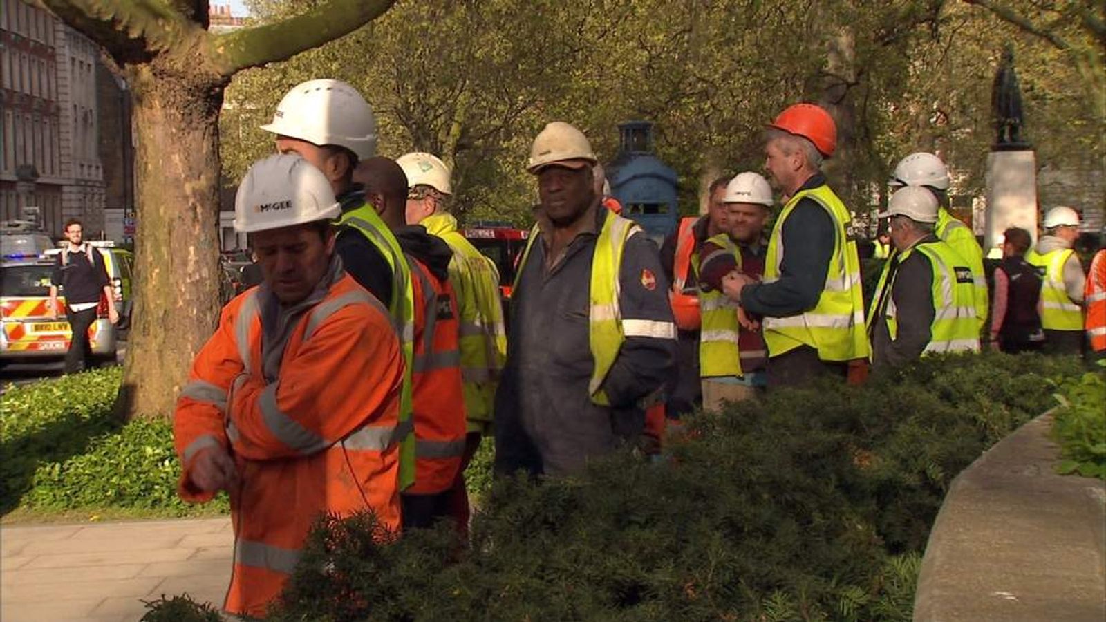 Man Killed In London Building Collapse | UK News | Sky News