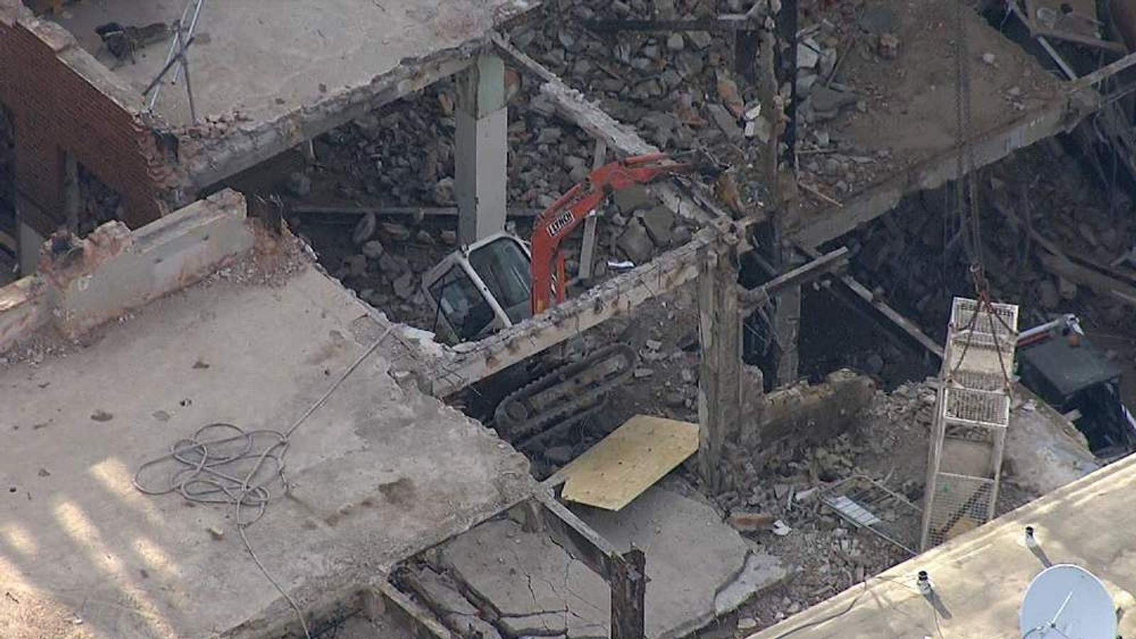 Man Killed In London Building Collapse | UK News | Sky News