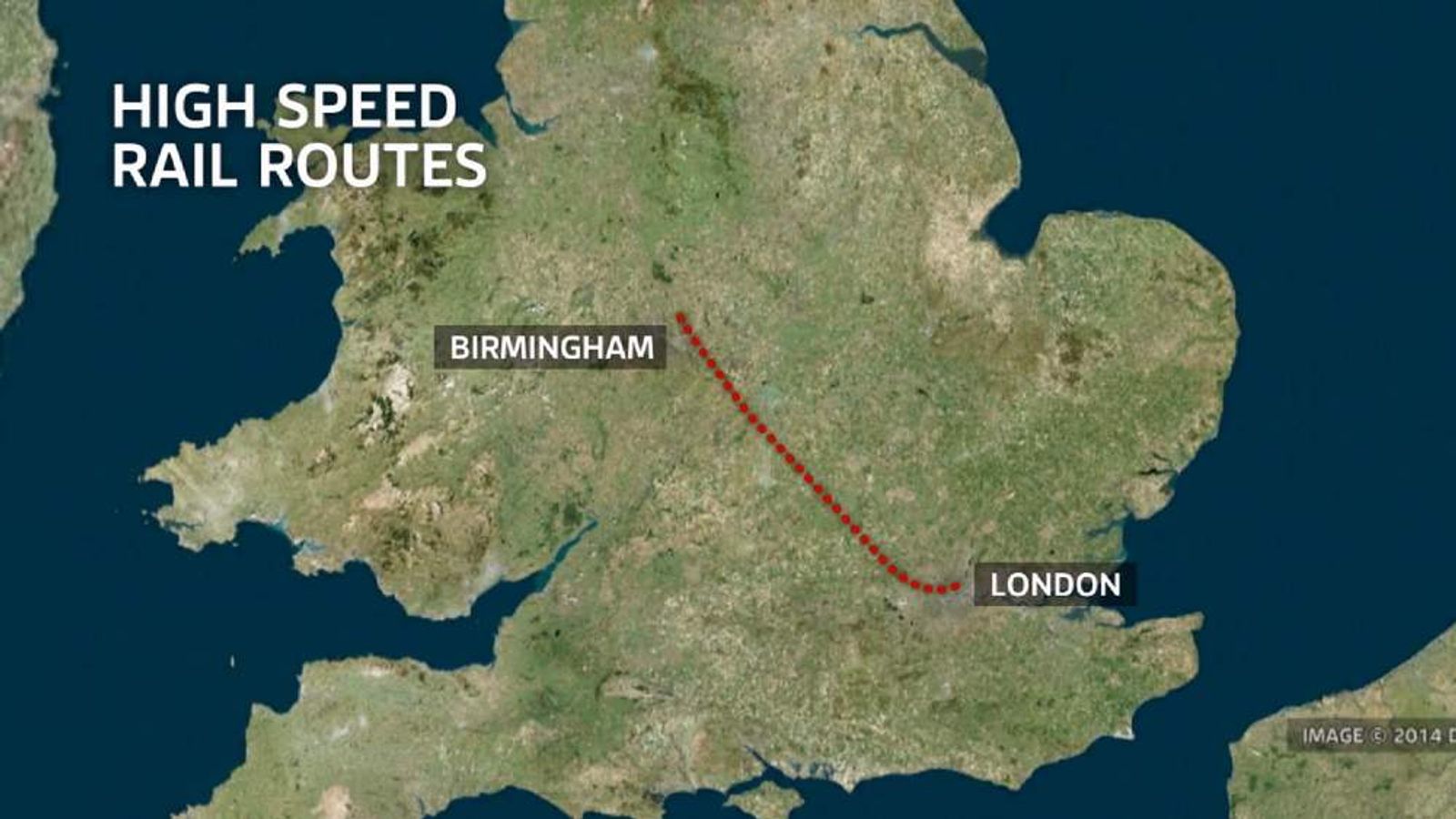 HS3 Line From Leeds To Manchester Outlined | UK News | Sky News