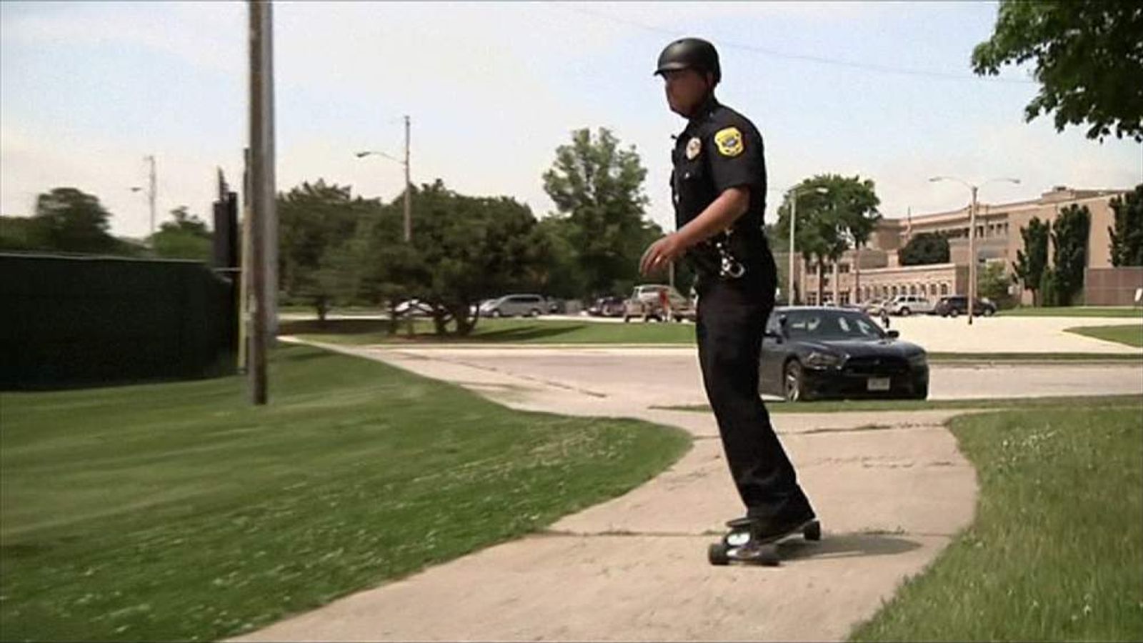 'Skateboarding Cop' Reaches Out To Youths | US News | Sky News