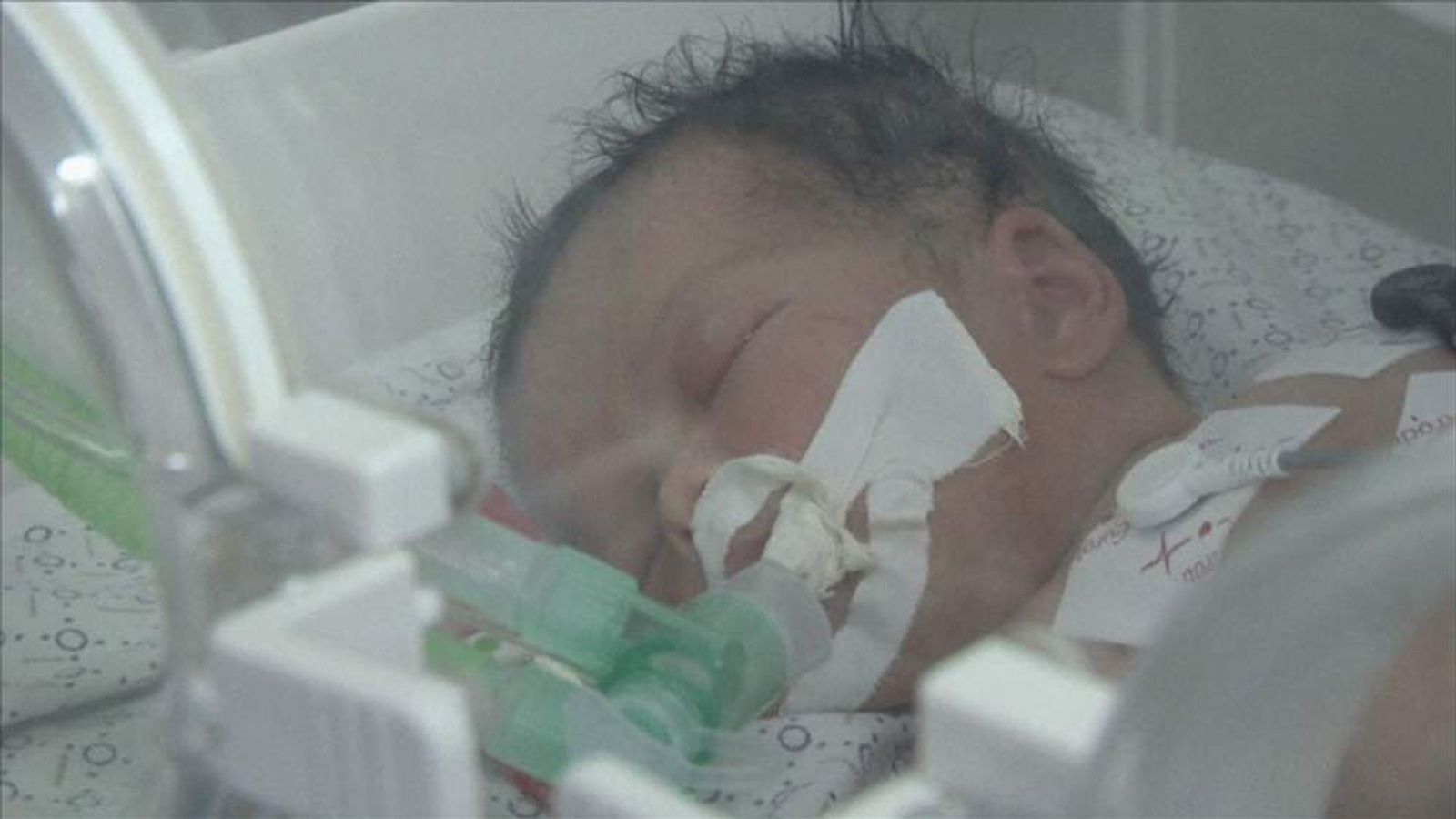 Gaza Baby Born After Airstrike Kills Mother | World News | Sky News