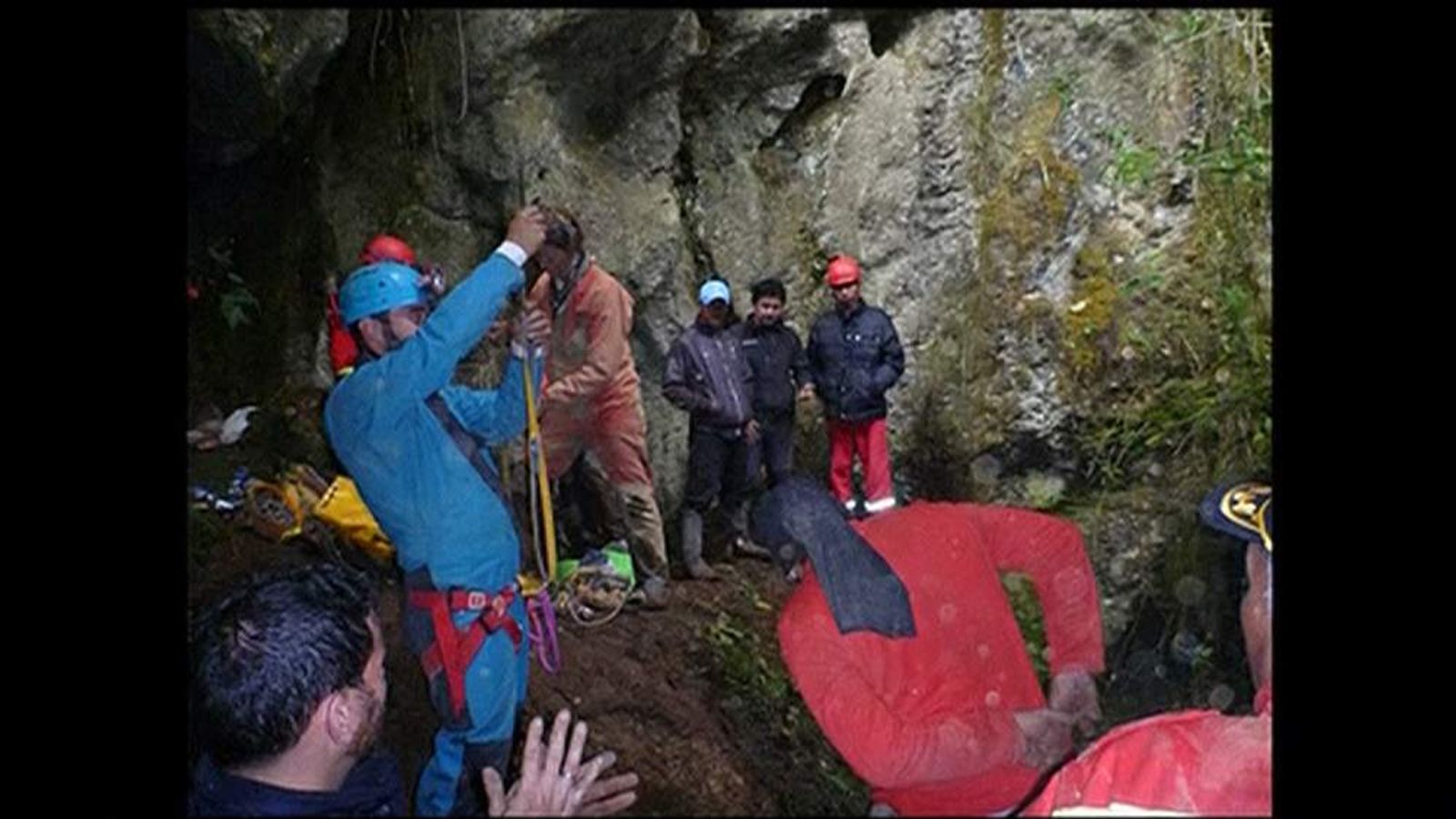 Race To Free Caver Stuck For A Week After Fall | World News | Sky News