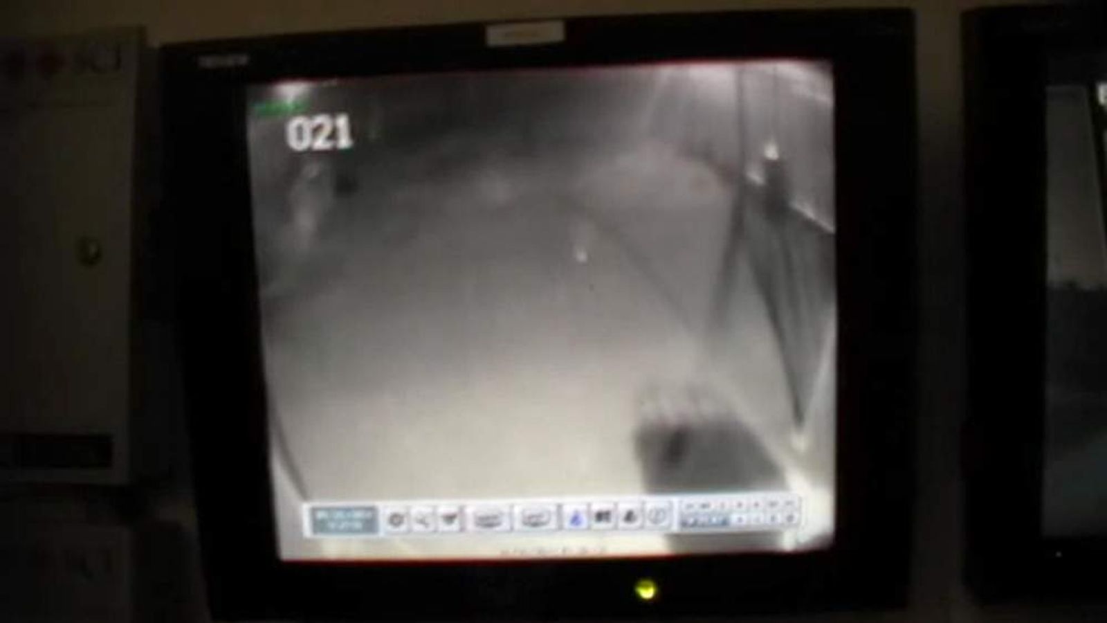 Eerie Footage Of 'Ghost' In Police Station | US News | Sky News