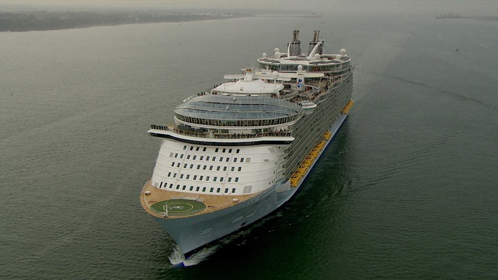The World's Largest Cruise Ship | Scoop News | Sky News