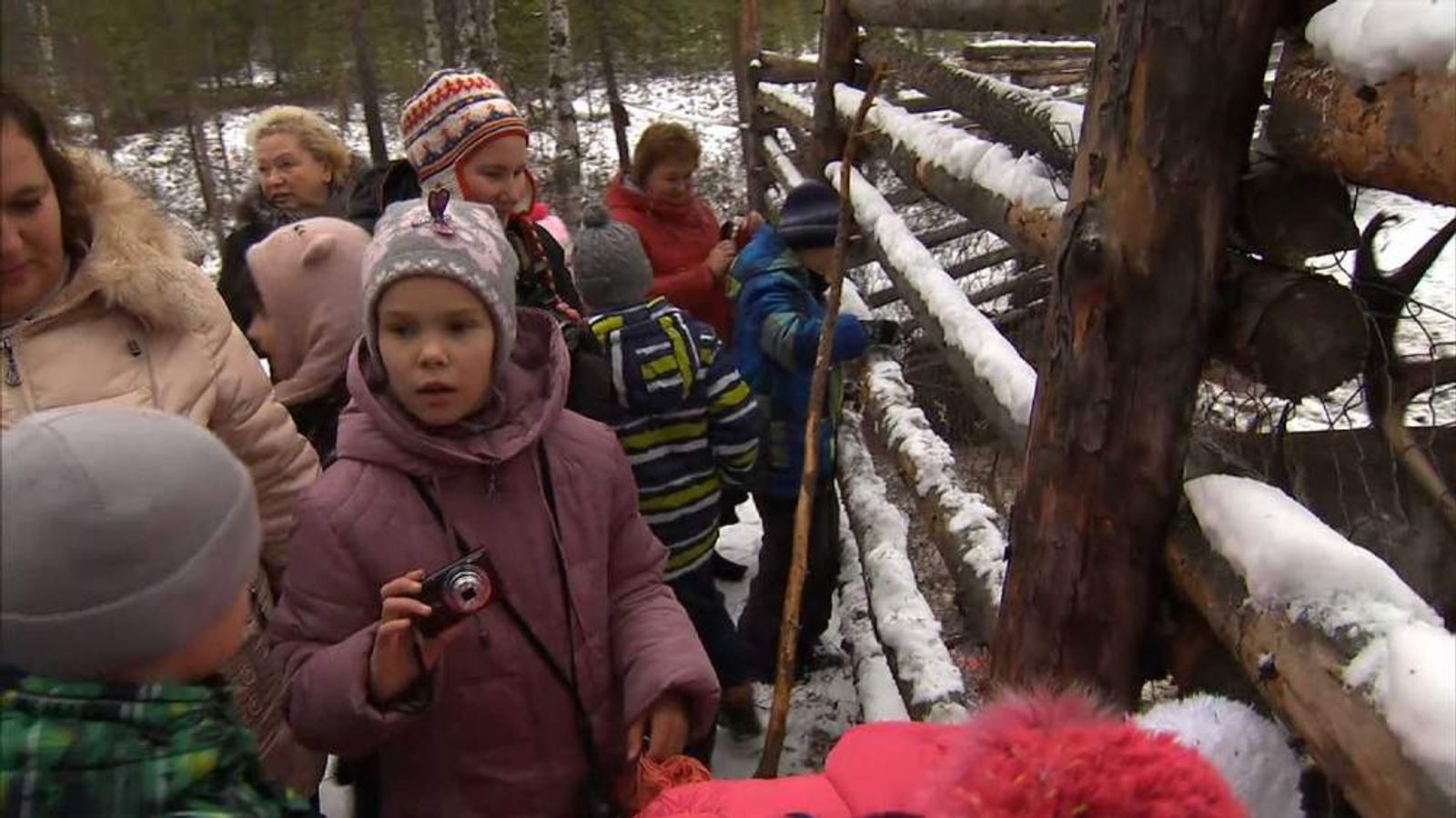 Russian Schoolchildren Meet Some Of The Saami Tribe's Reindeer | Scoop ...