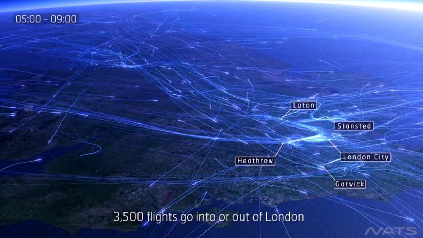 Air Traffic Service NATS Shows What Handling 6,000 Flights Looks Like ...