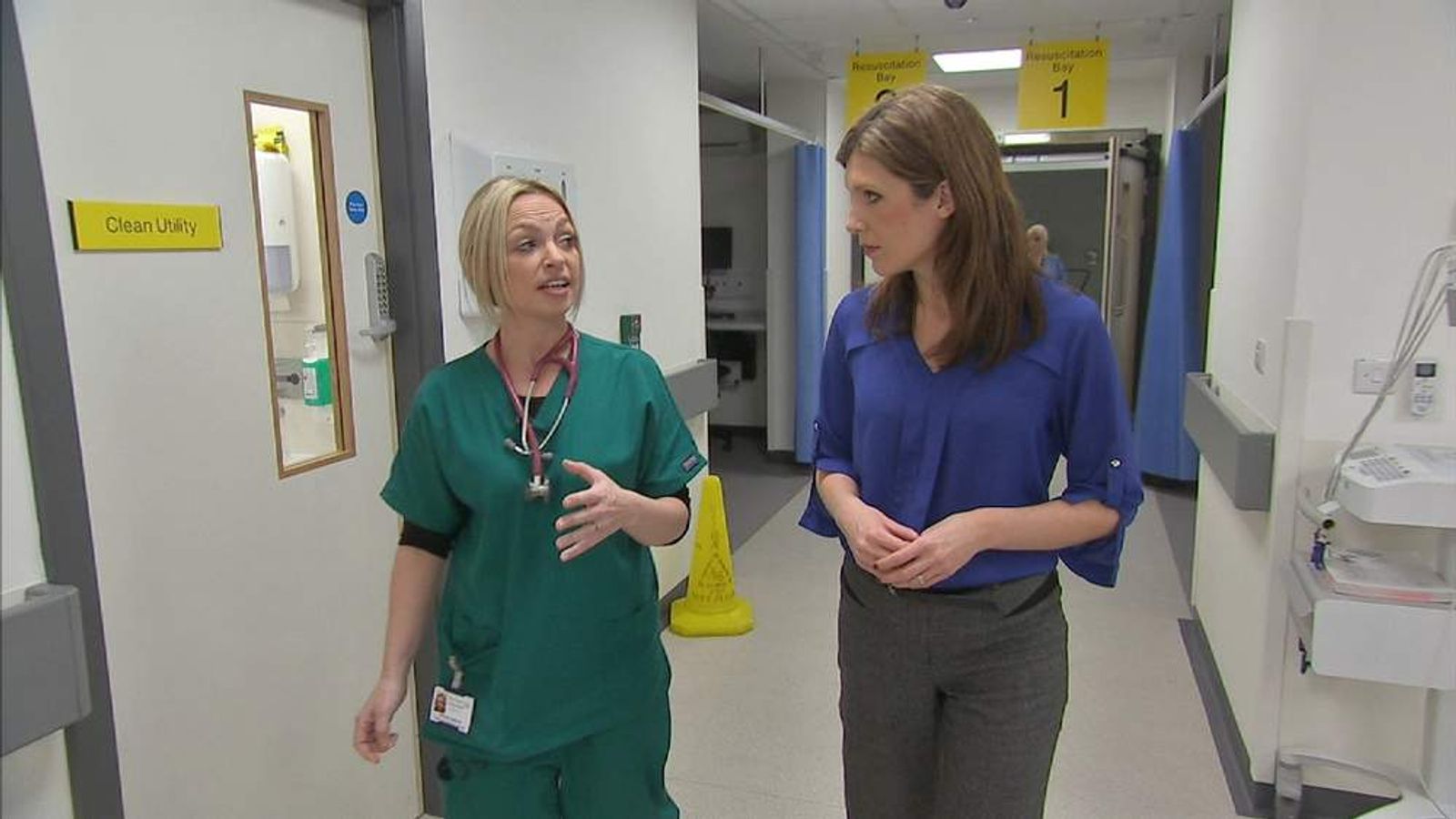 Sky's Becky Johnson Visits Arrowe Park Hospital | Scoop News | Sky News