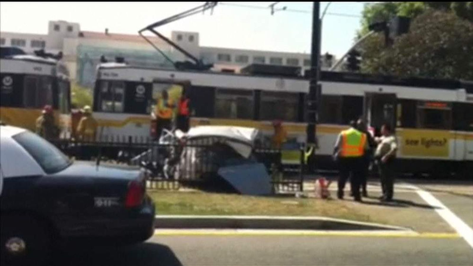 Dozens Hurt After Train Smashes Into Car | US News | Sky News