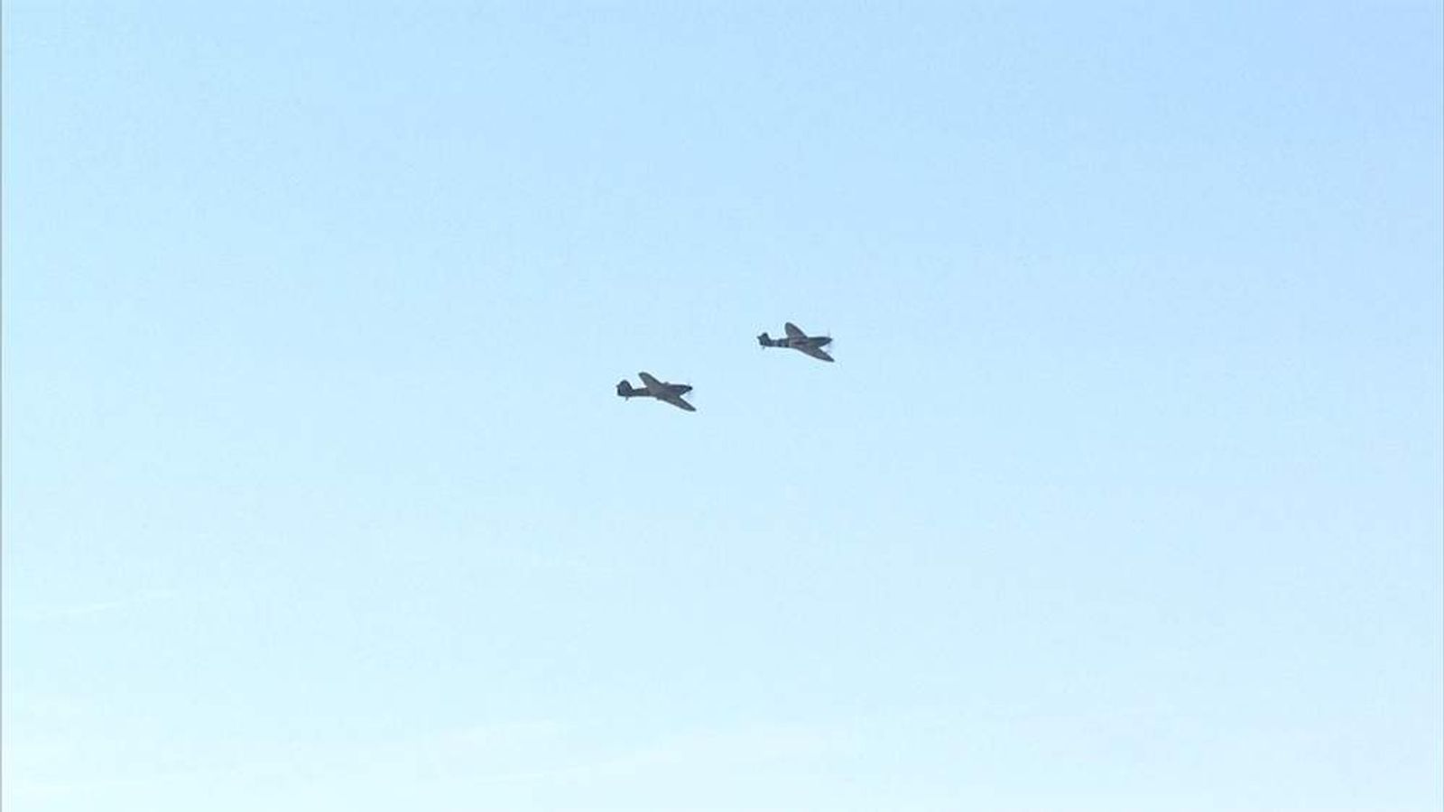 Footage Of Today's Anniversary Flypast And Re-Enactment | Scoop News ...