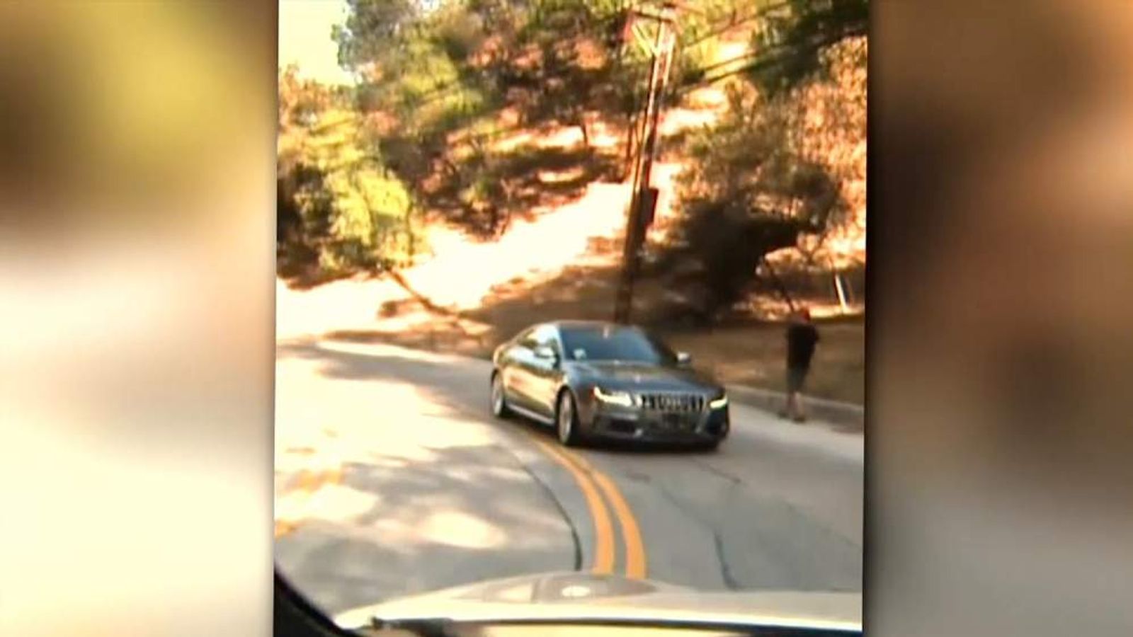 Bizarre Video Shows Driver In Reverse For Miles | US News | Sky News