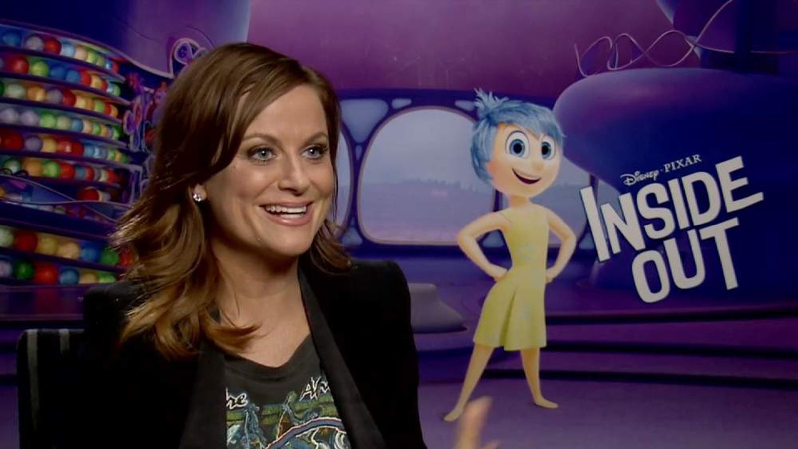 Comic Actress On Making Pixar Film Inside Out | Scoop News | Sky News