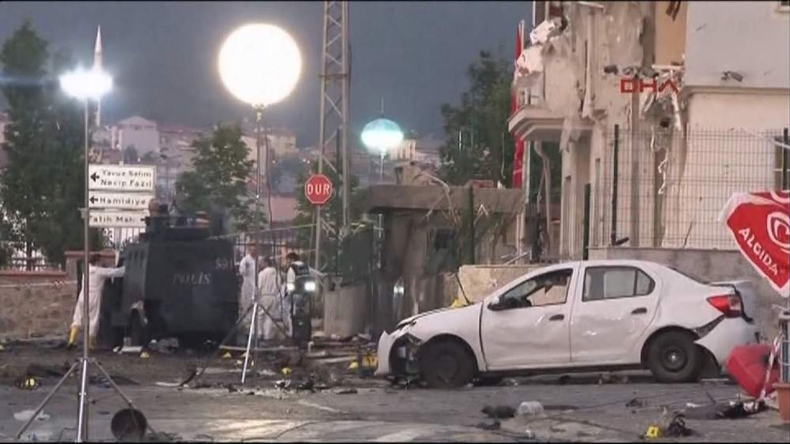 US Consulate Targeted Amid Turkey Attacks | World News | Sky News