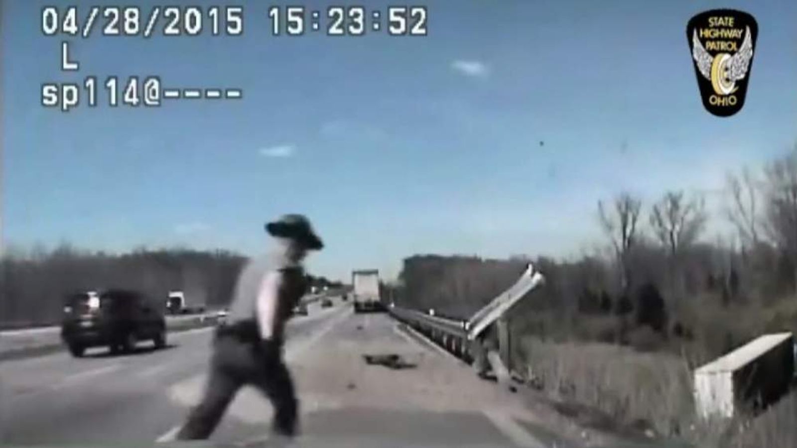 'Don't You Die!': Listen To Cop Saving A Life | US News | Sky News