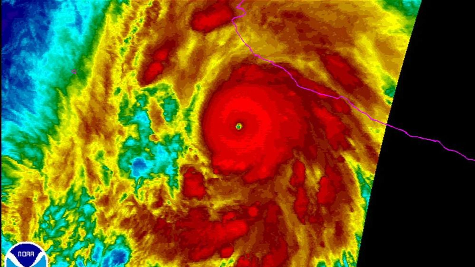Satellite Views Of Hurricane Patricia As It Nears Coast | Scoop News ...
