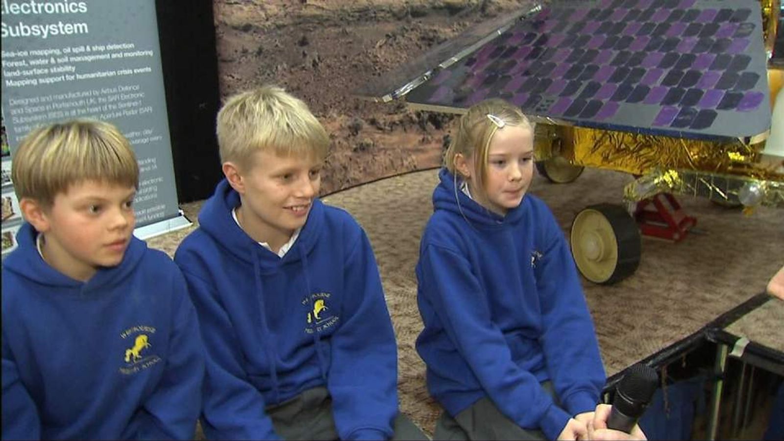 Kids At Tim Peake's School Speak Of Excitement | Scoop News | Sky News