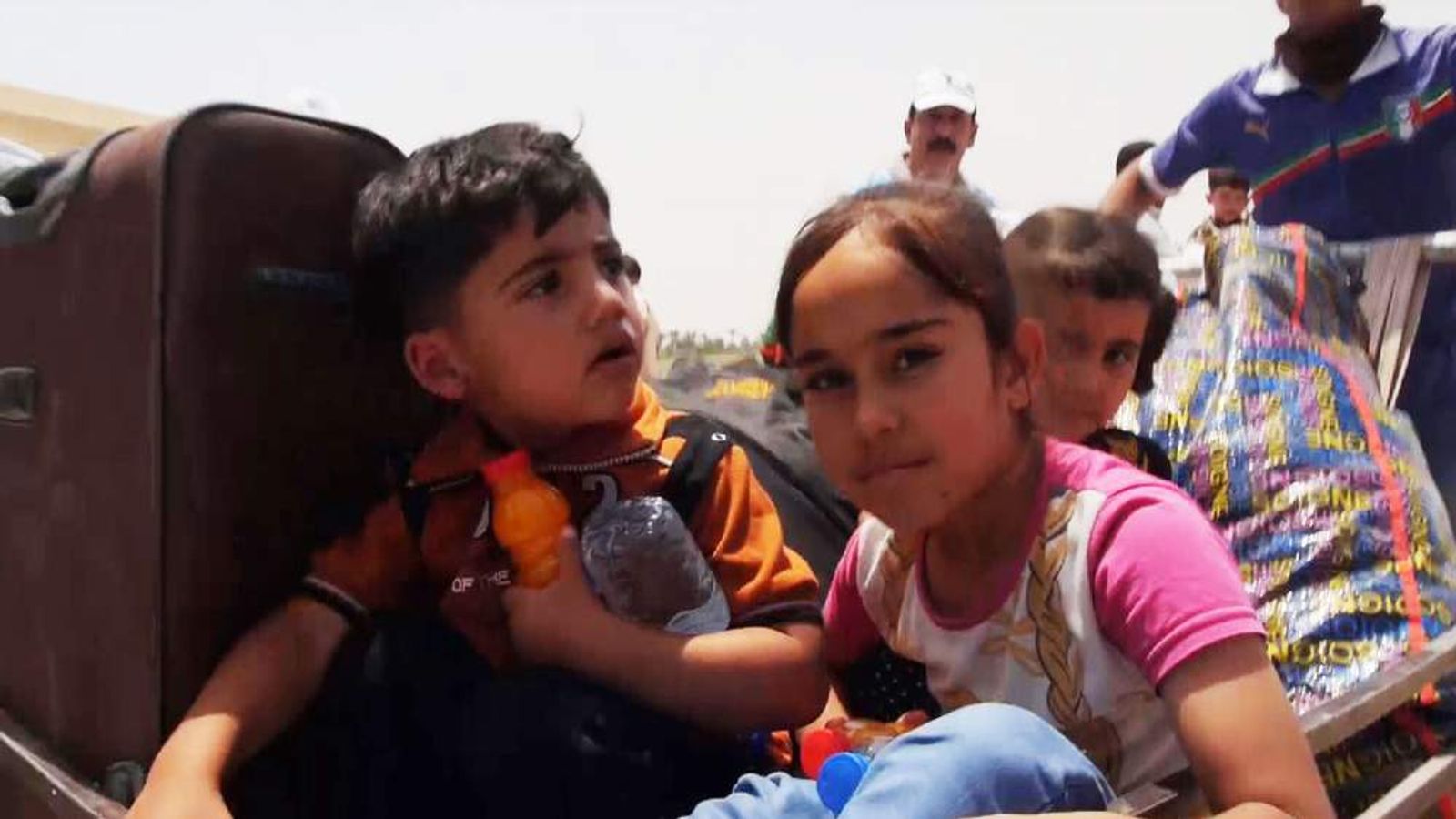 Thousands Fleeing IS Are 'Barred From Baghdad' | World News | Sky News