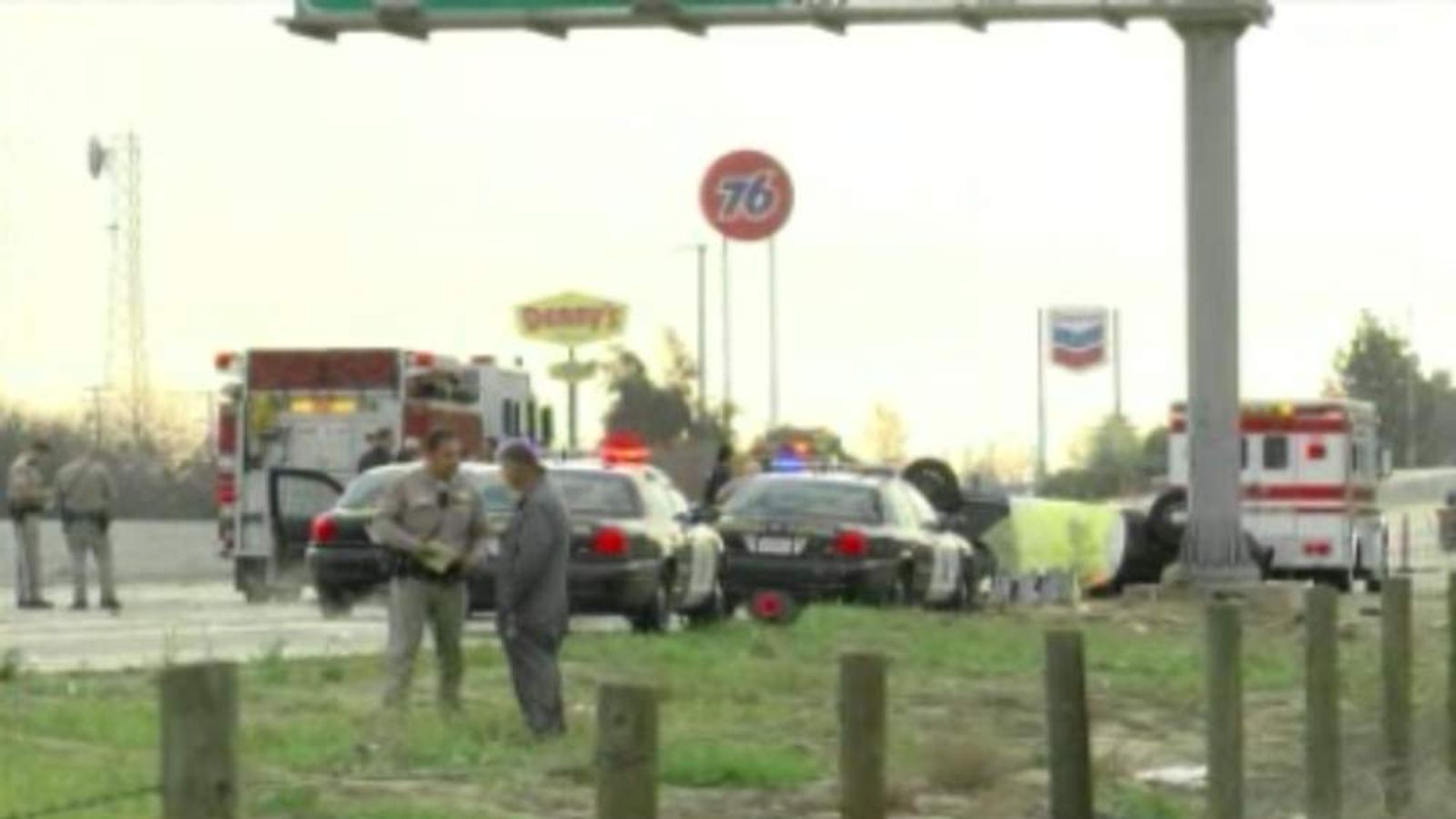 CHP Officers En Route To Crash Die In Accident | US News | Sky News