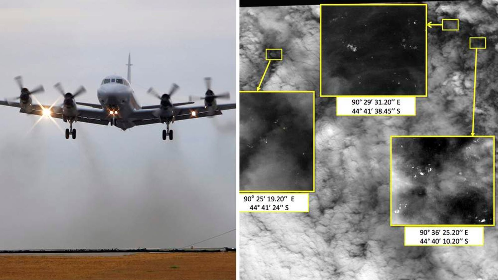 Missing Plane: '122 Objects' Spotted In Ocean | World News | Sky News