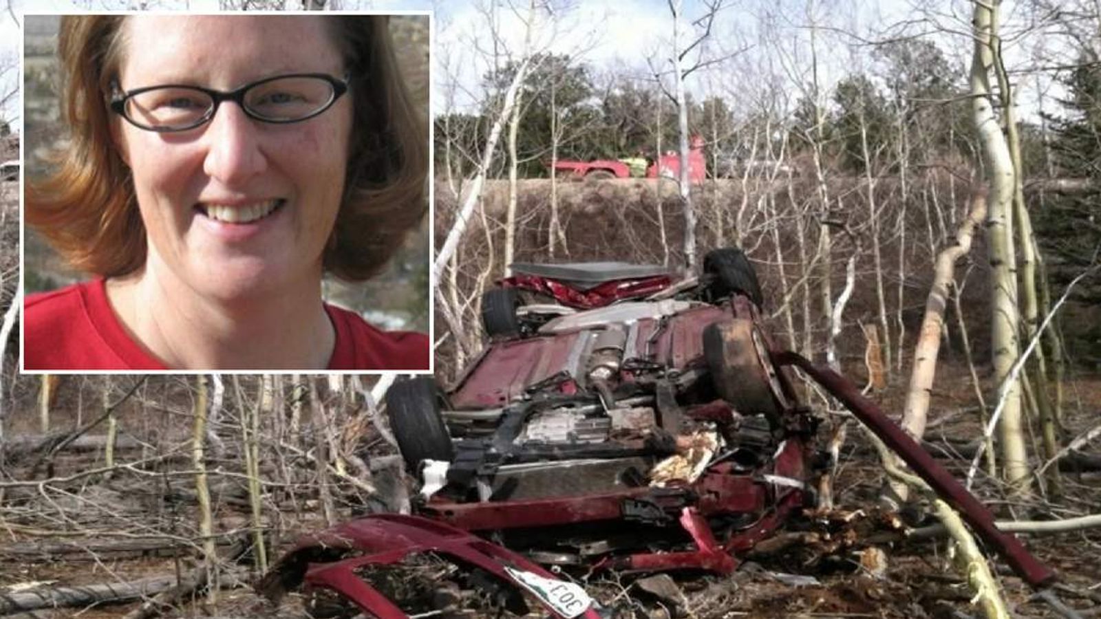 Woman In Crashed Car Wrote Notes On Umbrella Us News Sky News