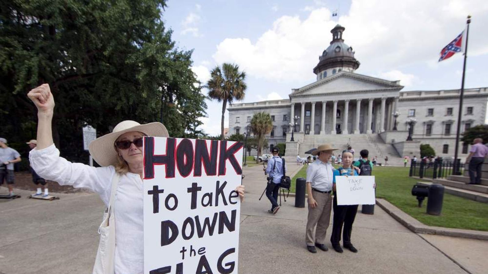 Momentum Builds To Banish Confederate Flag | US News | Sky News