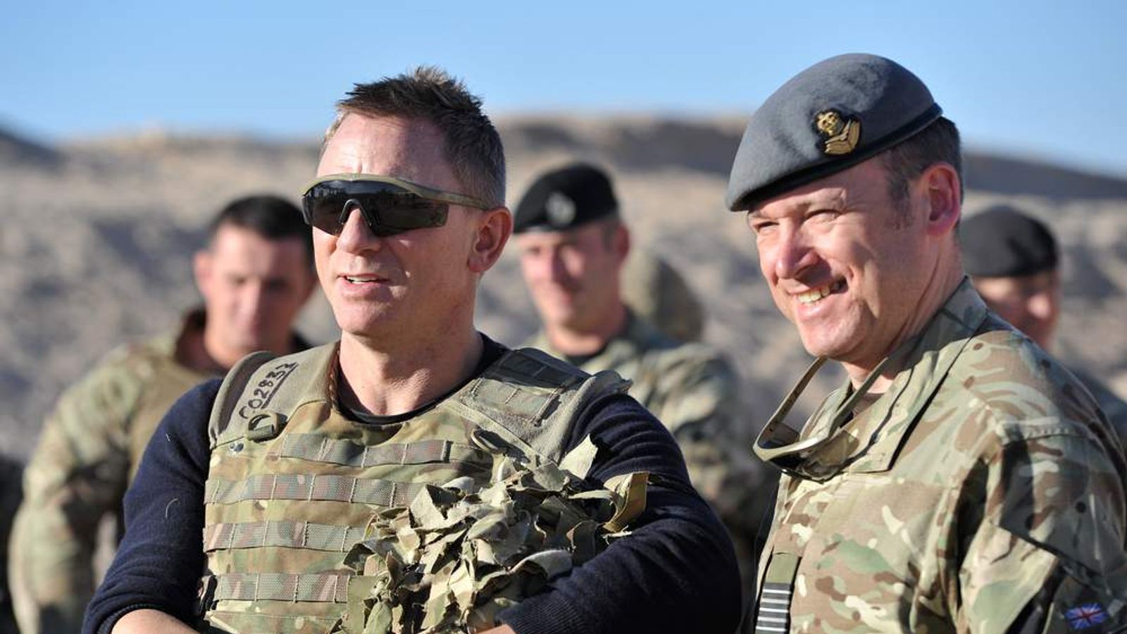 James Bond Star Daniel Craig In Afghanistan | Ents & Arts News | Sky News