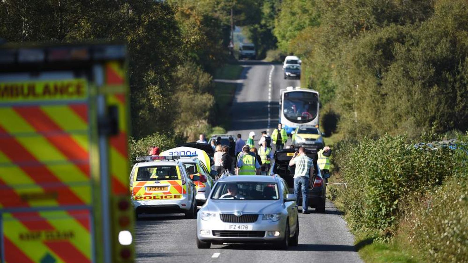 Major Incident Declared After School Bus Crash | UK News | Sky News