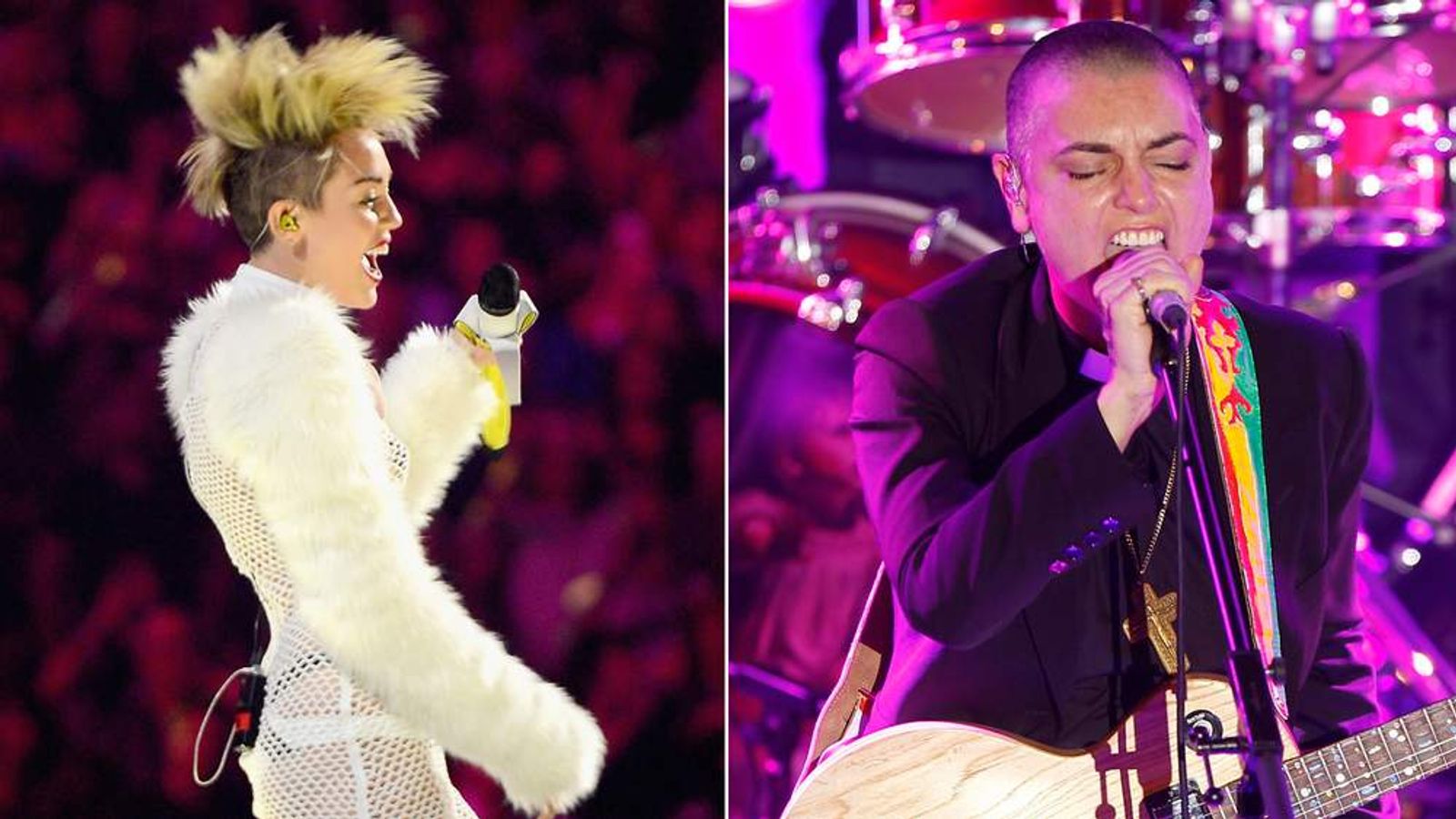 Miley Cyrus' Tweets Anger Sinead O'Connor | Ents & Arts News | Sky News