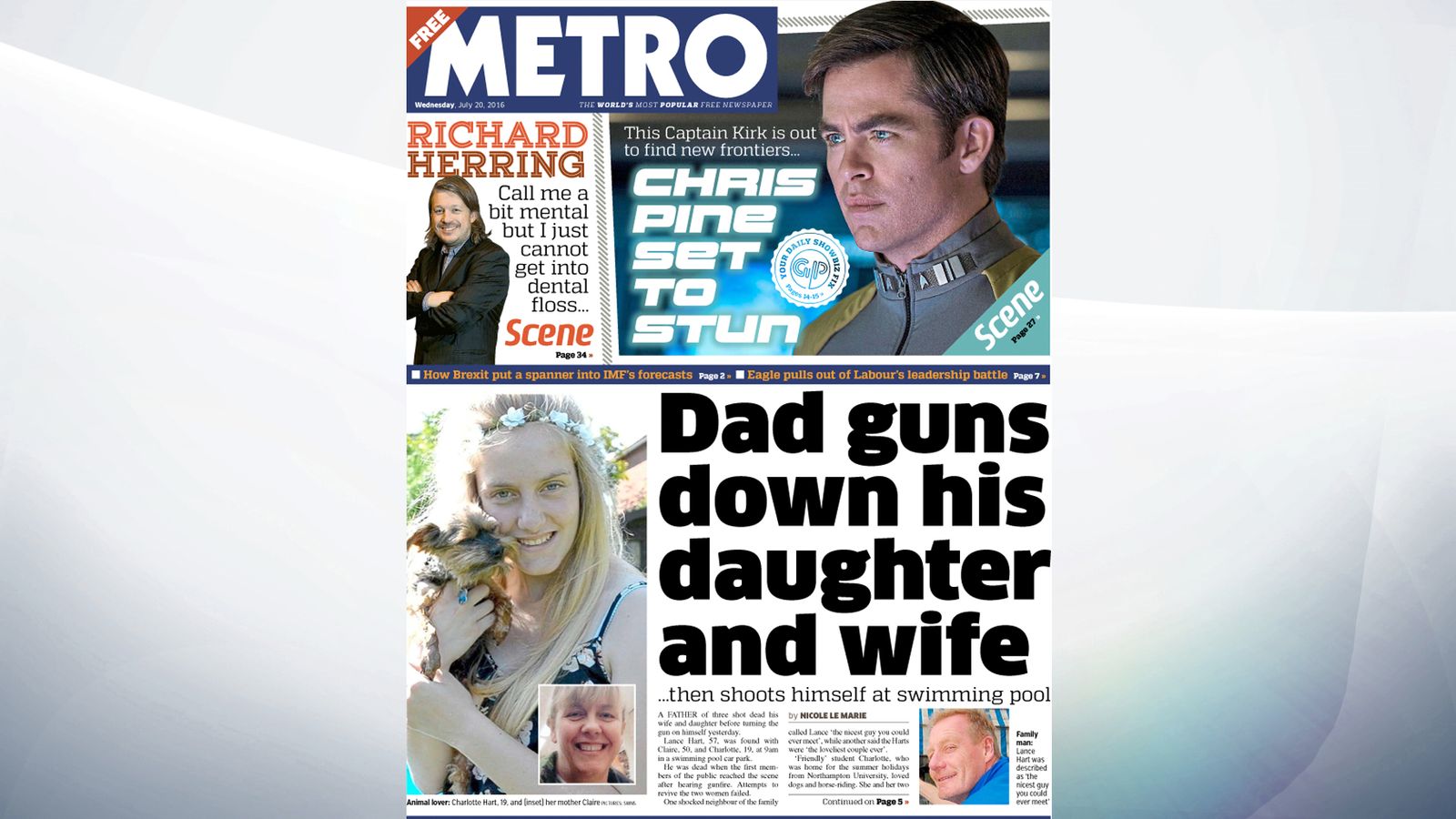 Wednesday's Newspaper Front Pages | UK News | Sky News