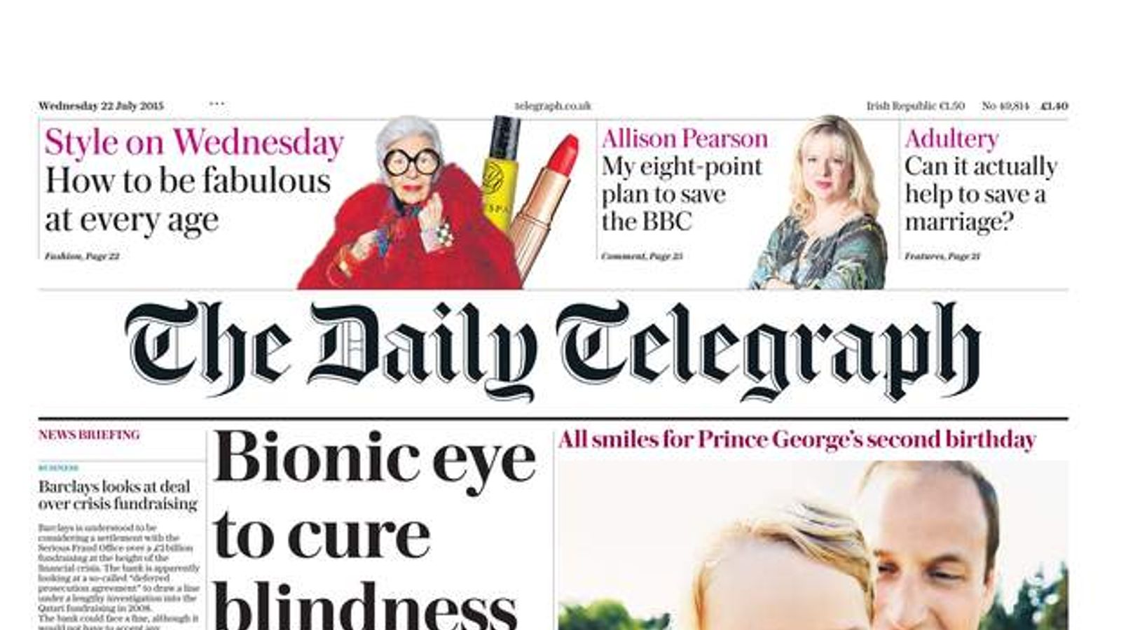 What's On The Front Of Wednesday's Newspapers | Scoop News | Sky News