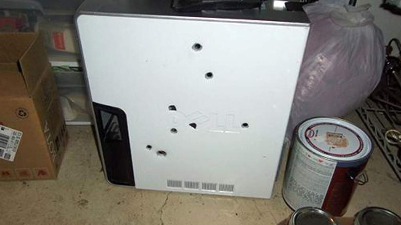 Man Takes Misbehaving PC Outside And Shoots It | US News | Sky News