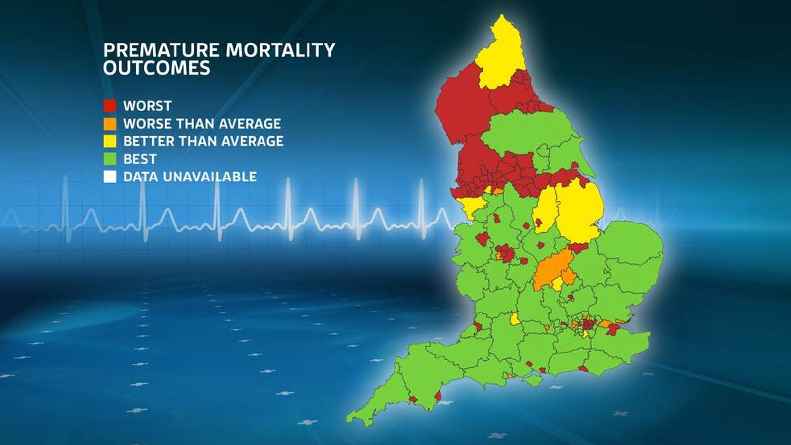 Early Death Atlas Shows 'Shocking' Variations | UK News | Sky News