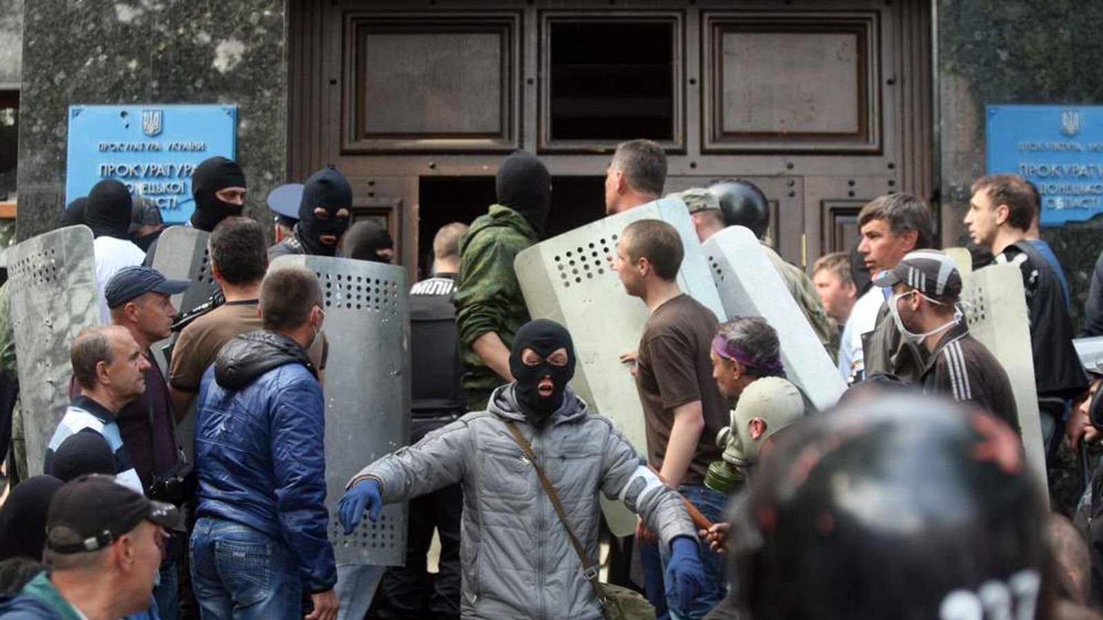 Ukraine: Conscription Back Amid Violent Demos | World News | Sky News