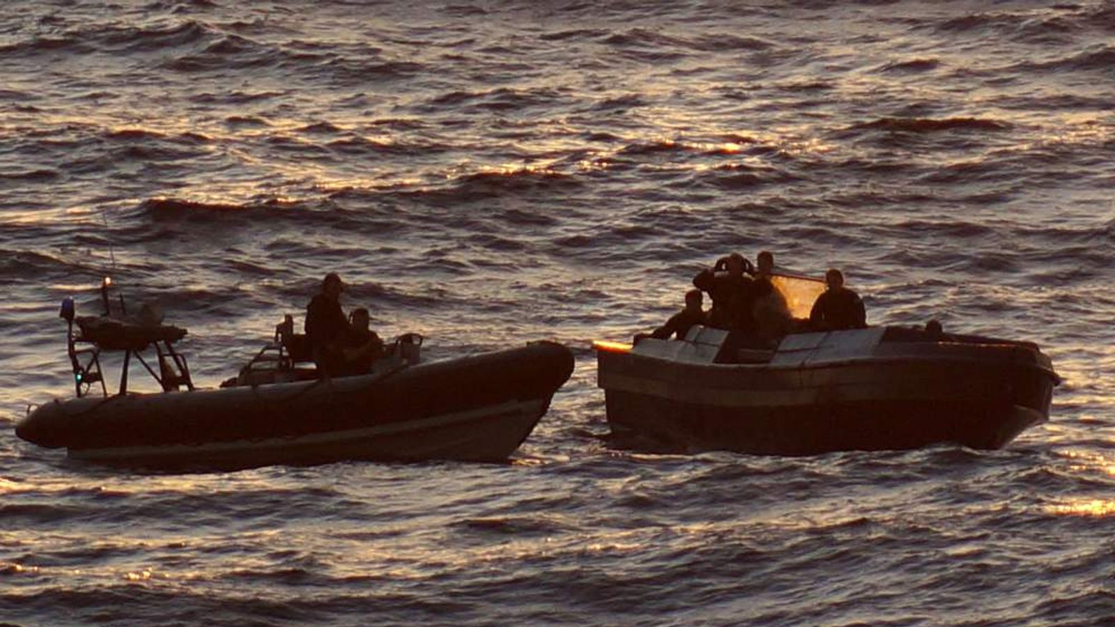 Royal Navy Joins US Crew In Huge Drug Bust | UK News | Sky News