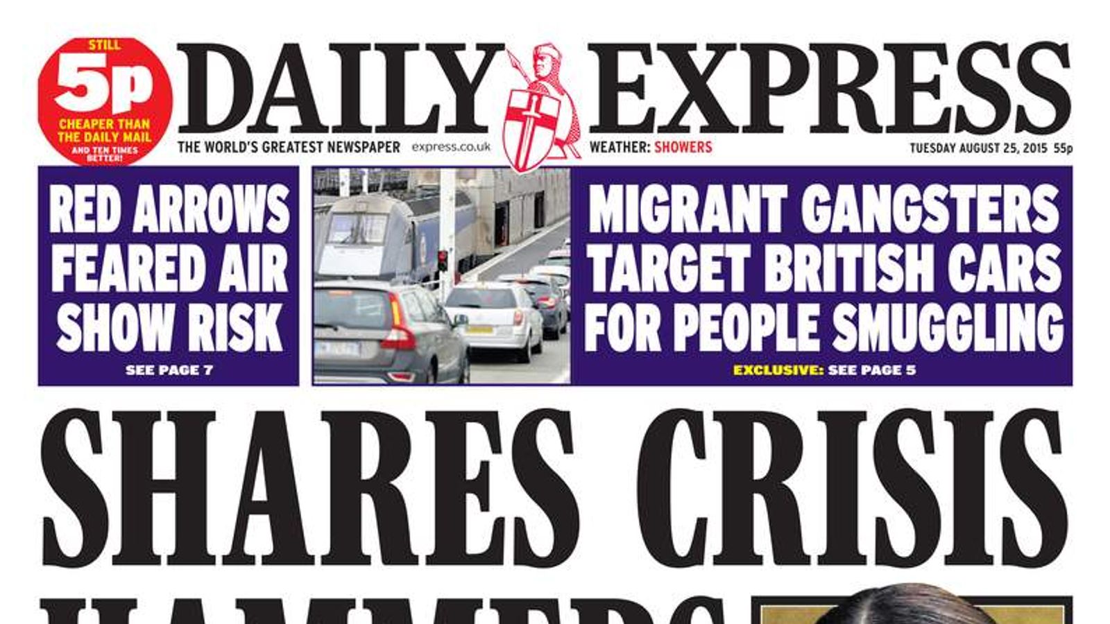 Tuesday's National Newspaper Front Pages | Scoop News | Sky News