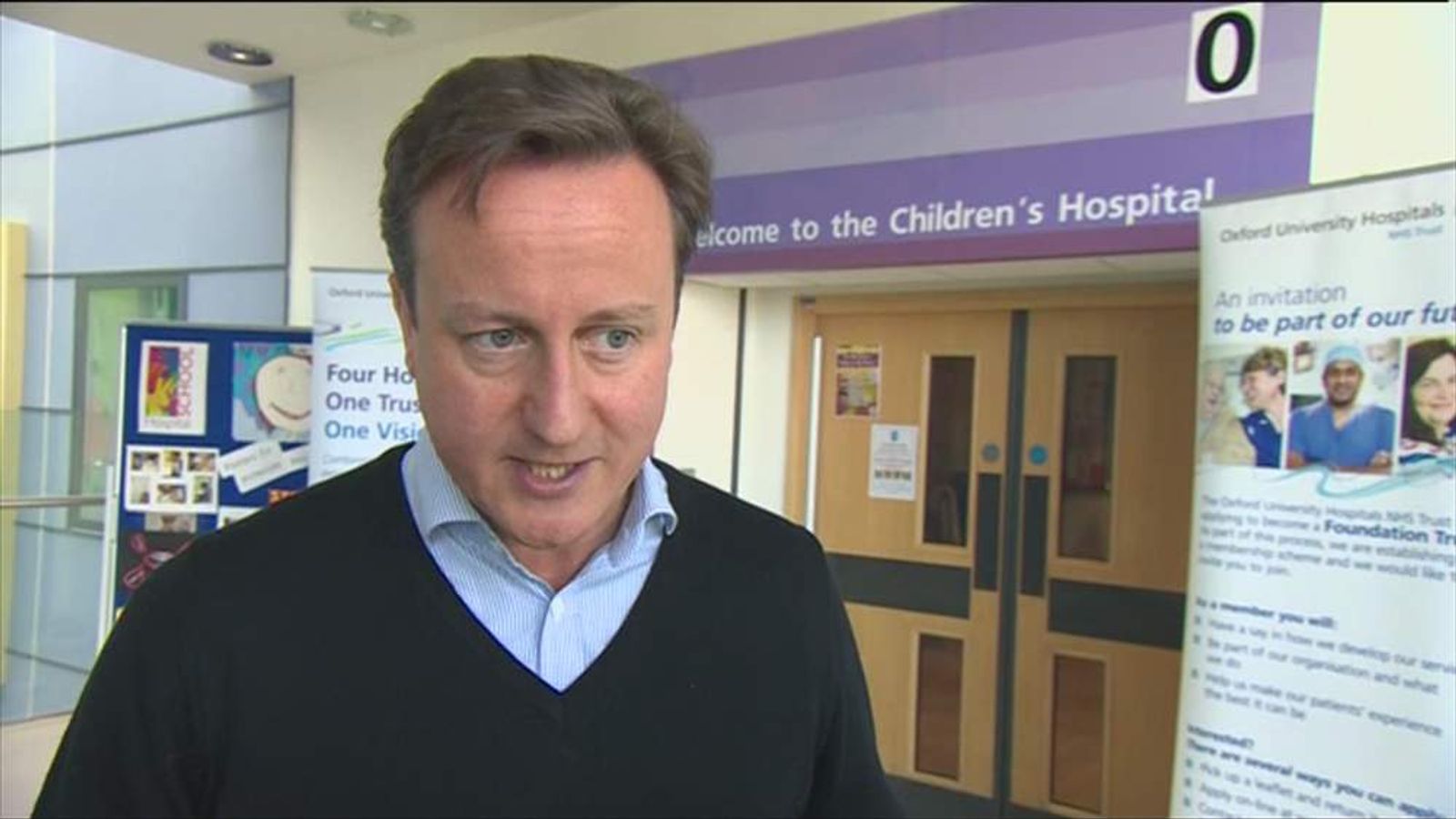 Cameron Pledges £140m NHS Funding Boost | UK News | Sky News